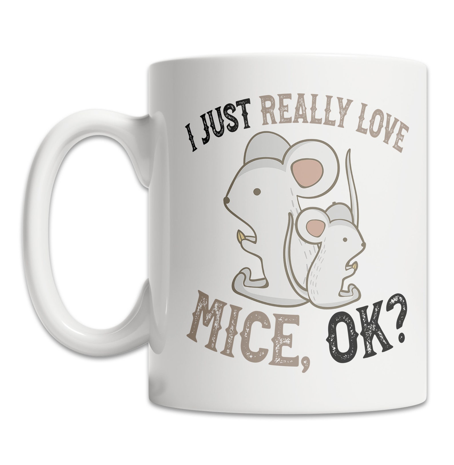 I Love Mice Mug Cute Mouse Mug for Mouse Lovers Funny Mice - Etsy