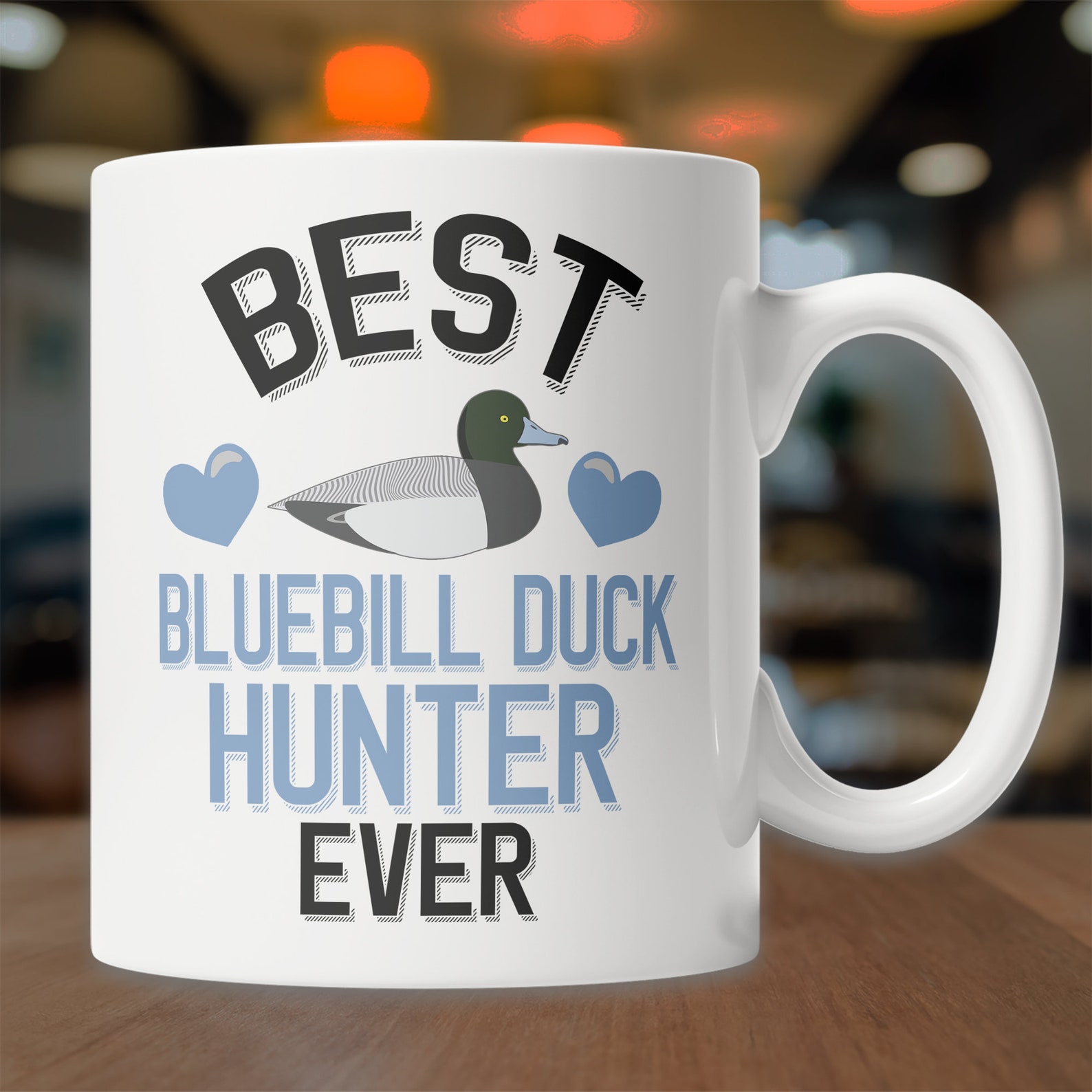 Best Bluebill Hunter Mug Cute Bluebill Duck Hunter Mug Funny Duck ...