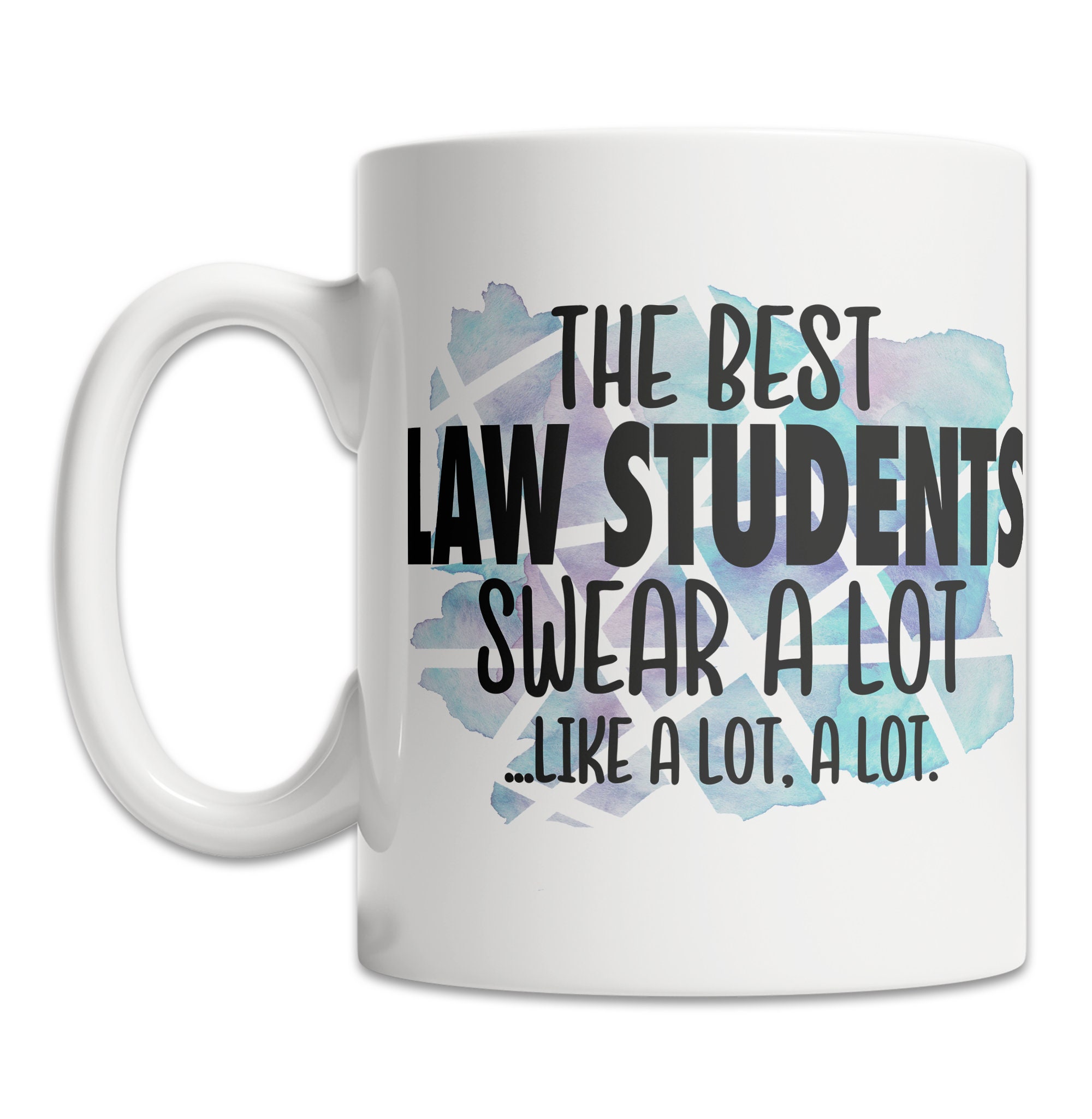 Funny Law School Mug Best Law Student Mug Cussing Law - Etsy