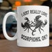 I Love Scorpions Mug Cute Scorpion Mug for Scorpion Lovers Funny ...