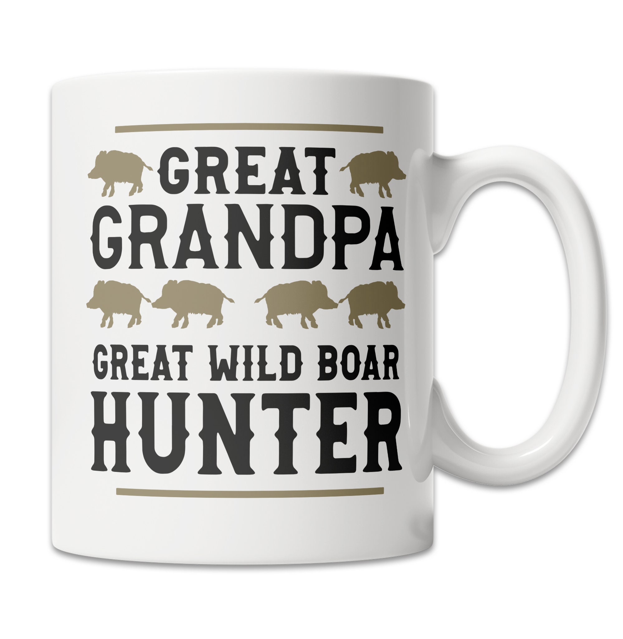 Wild Boar Hunting Mug Pig Hunter Grandpa Gift Idea Wild - Etsy
