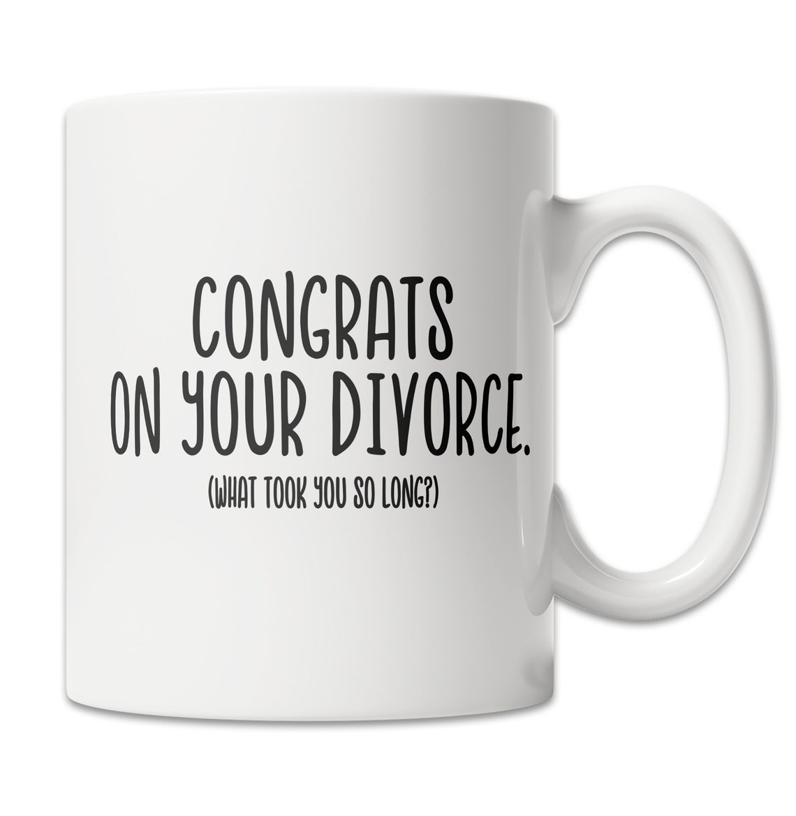 Divorce Congrats Mug Funny Divorce Mug Cute Divorce Gift - Etsy