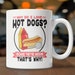 I Love Hot Dogs Mug Cute Hot Dog Mug Hot Dog Coffee Mug Hot Dog Eater ...