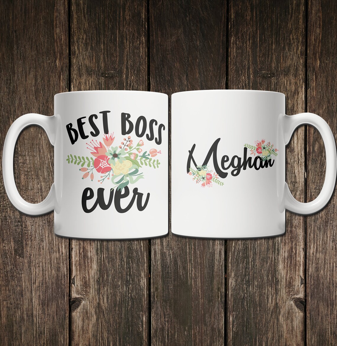 Cute Gift for Boss Personalized Best Boss Ever Mug - Etsy