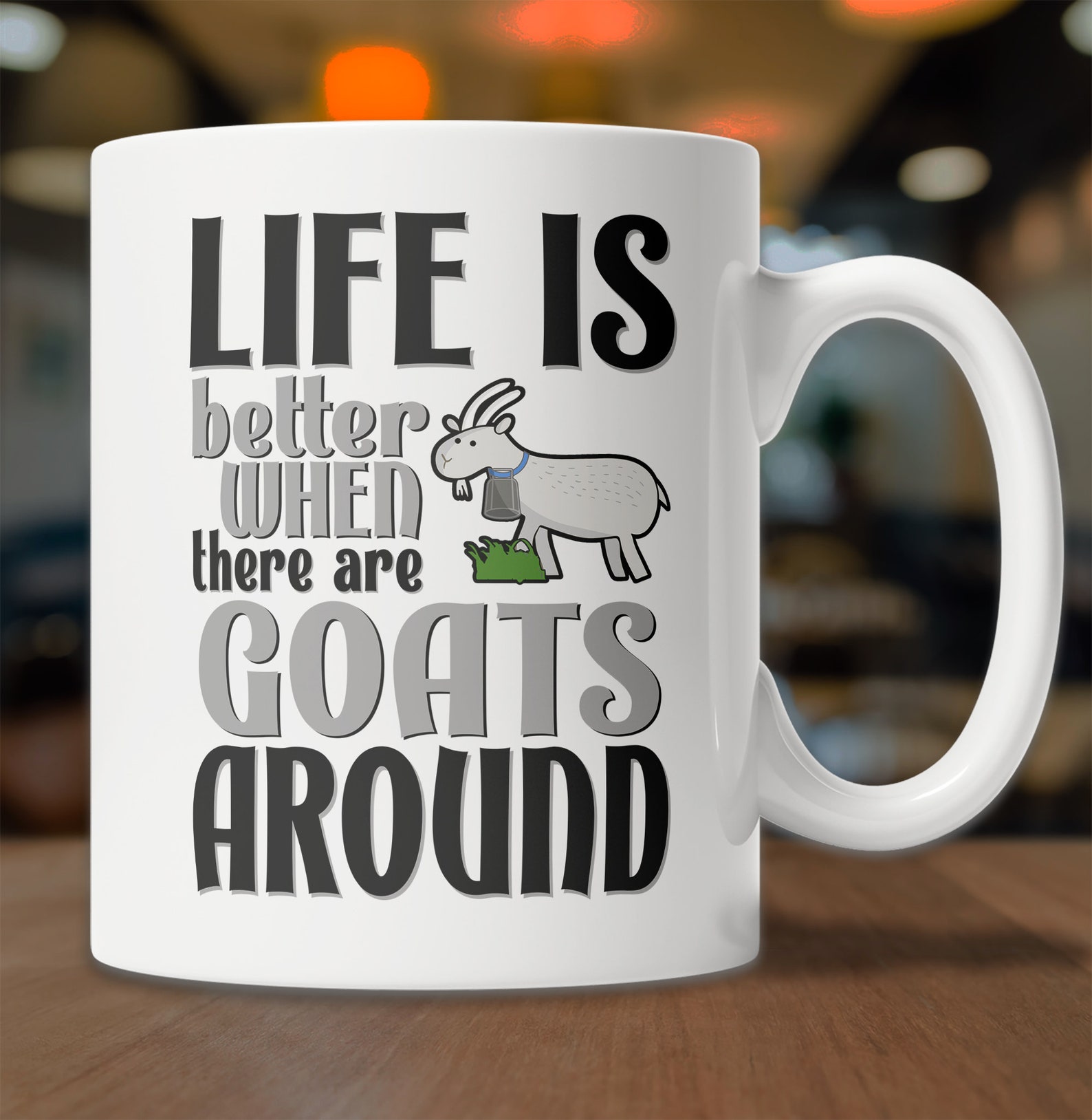 Cute Goat Mug I Love Goats Mug Goat Life Mug Cute Goat - Etsy