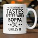 Funny Boppa Mug Boppa Barbecue Mug Boppa Father's Day Gift Cute Boppa ...