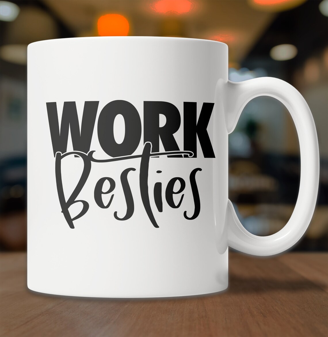 Work Besties Mug Work Best Friend Mug Work Friend Gift - Etsy