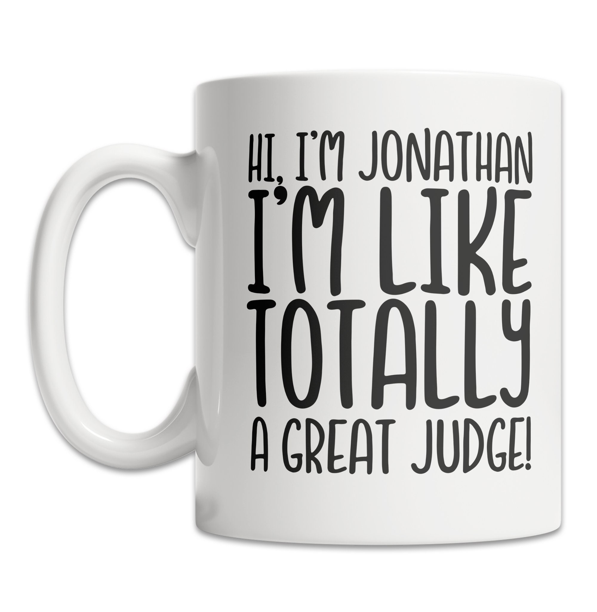 Personalized Judge Mug Custom Judge Mug Judge Name Mug | Etsy