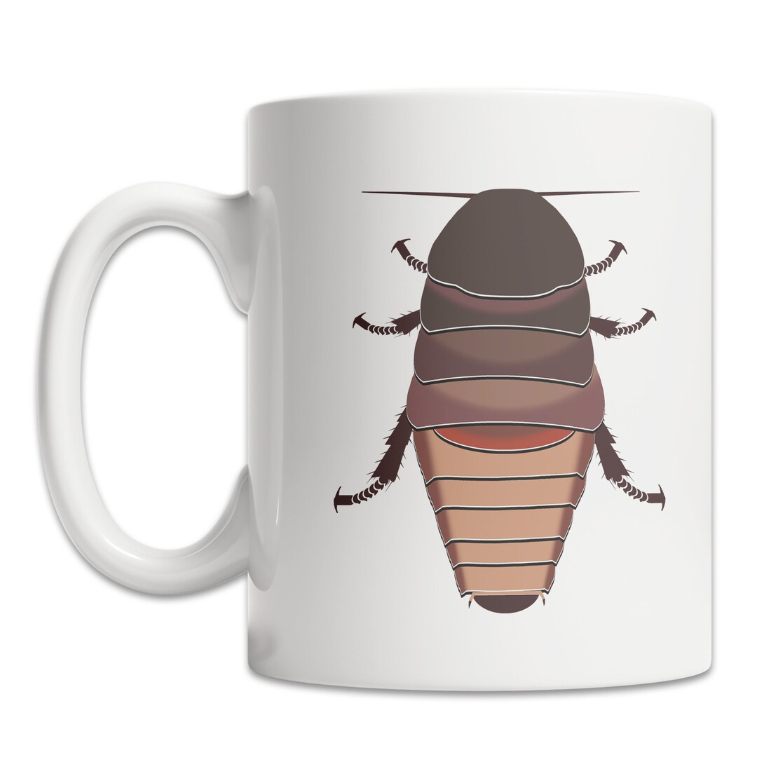 Hissing Cockroach Mug Hissing Roach Mug Madagascar Roach - Etsy