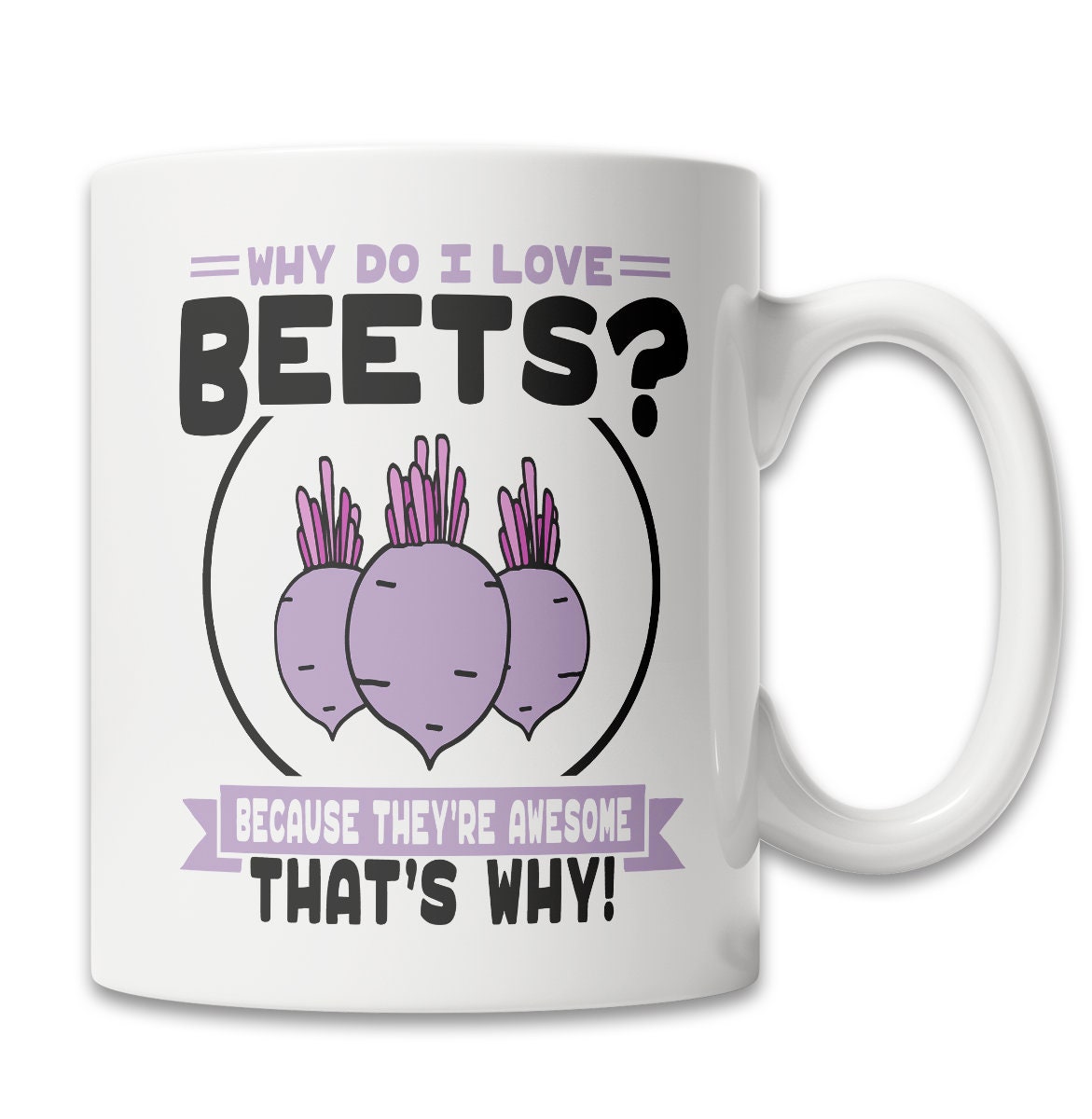 I Love Beets Mug Cute Beet Mug Beet Lover Mug Beet | Etsy