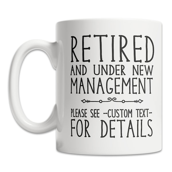 Retirement Mug - Etsy