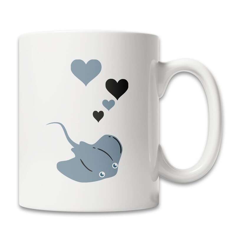 Manta Ray Coffee Mug Love Rays Mug Manta Ray Lover Mug | Etsy