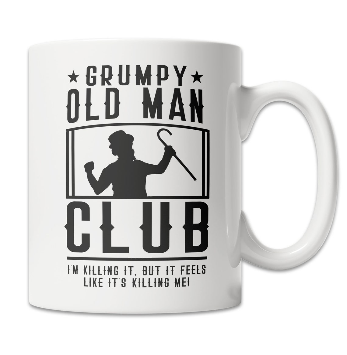 Grumpy Old Man Club Mug Grumpy Old Man Gift Grumpy Old Guy - Etsy