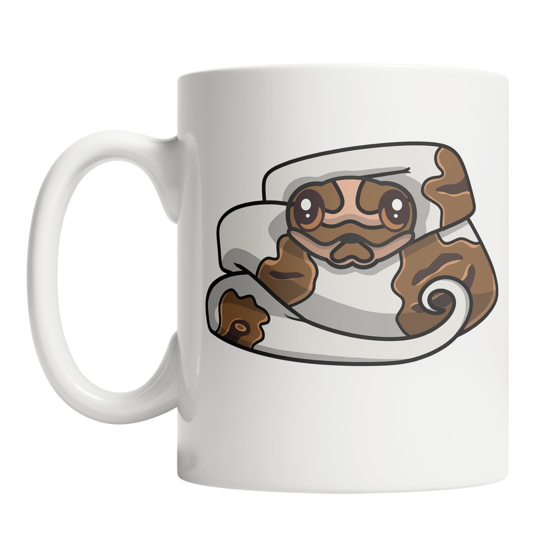 Piebald Ball Python Mug - Ball Python Owner Gift - Cute Snake Mug - Pet ...