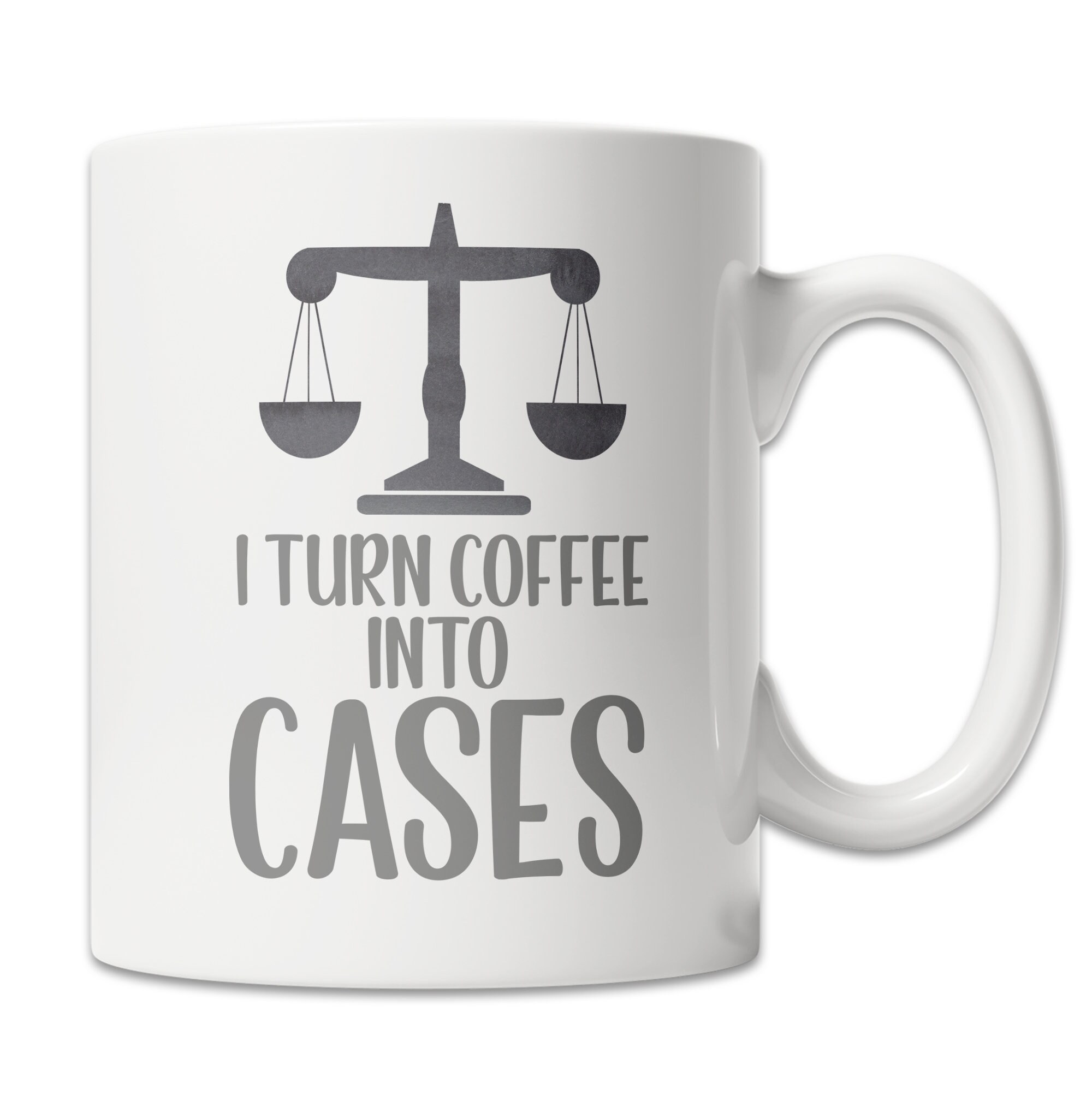 Coffee Into Cases Mug Funny Lawyer Mug Funny Prosecutor - Etsy