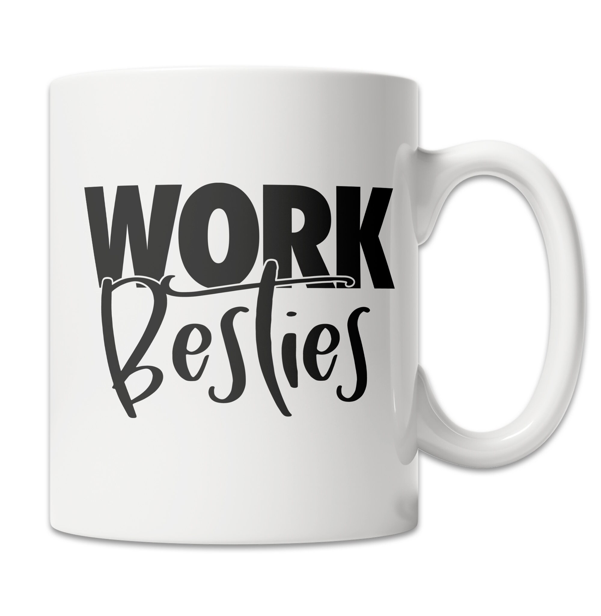Work Besties Mug Work Best Friend Mug Work Friend Gift - Etsy