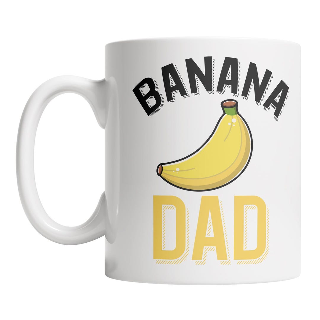 Kawaii Banana Dad Coffee Mug Cute Family Banana Lover Gift Idea - Etsy
