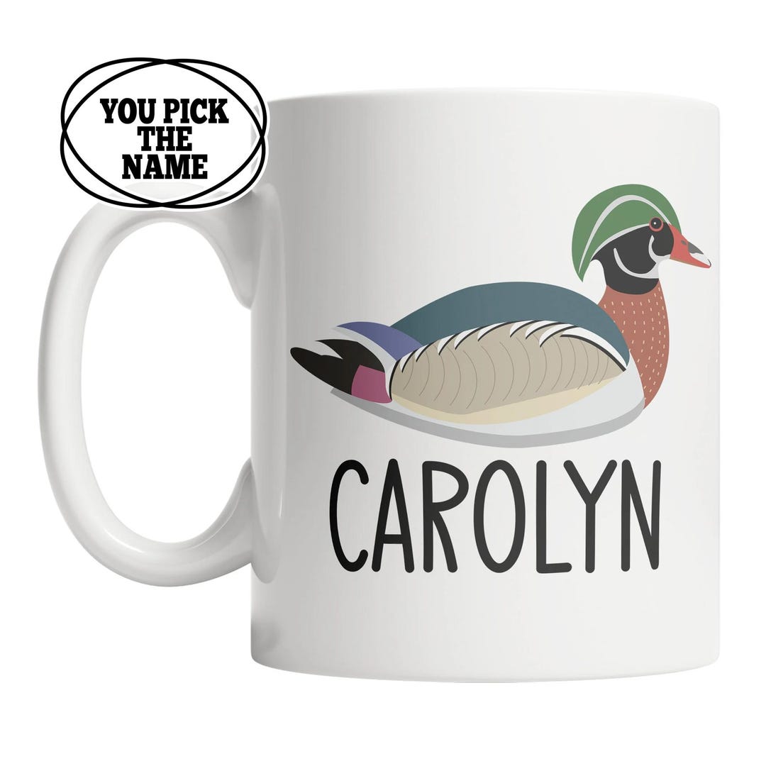Wood Duck Mug Custom Wood Duck Mug Personalized Wood Duck Mug Custom ...