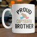 Proud Capybara Brother Mug Cute Capybara Mug Pet Capybara Mug Capybara ...