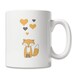 Funny Fox Mugs Fox Lover Mug Cute Fox Mug Cute Fox Gift I Love Foxes ...