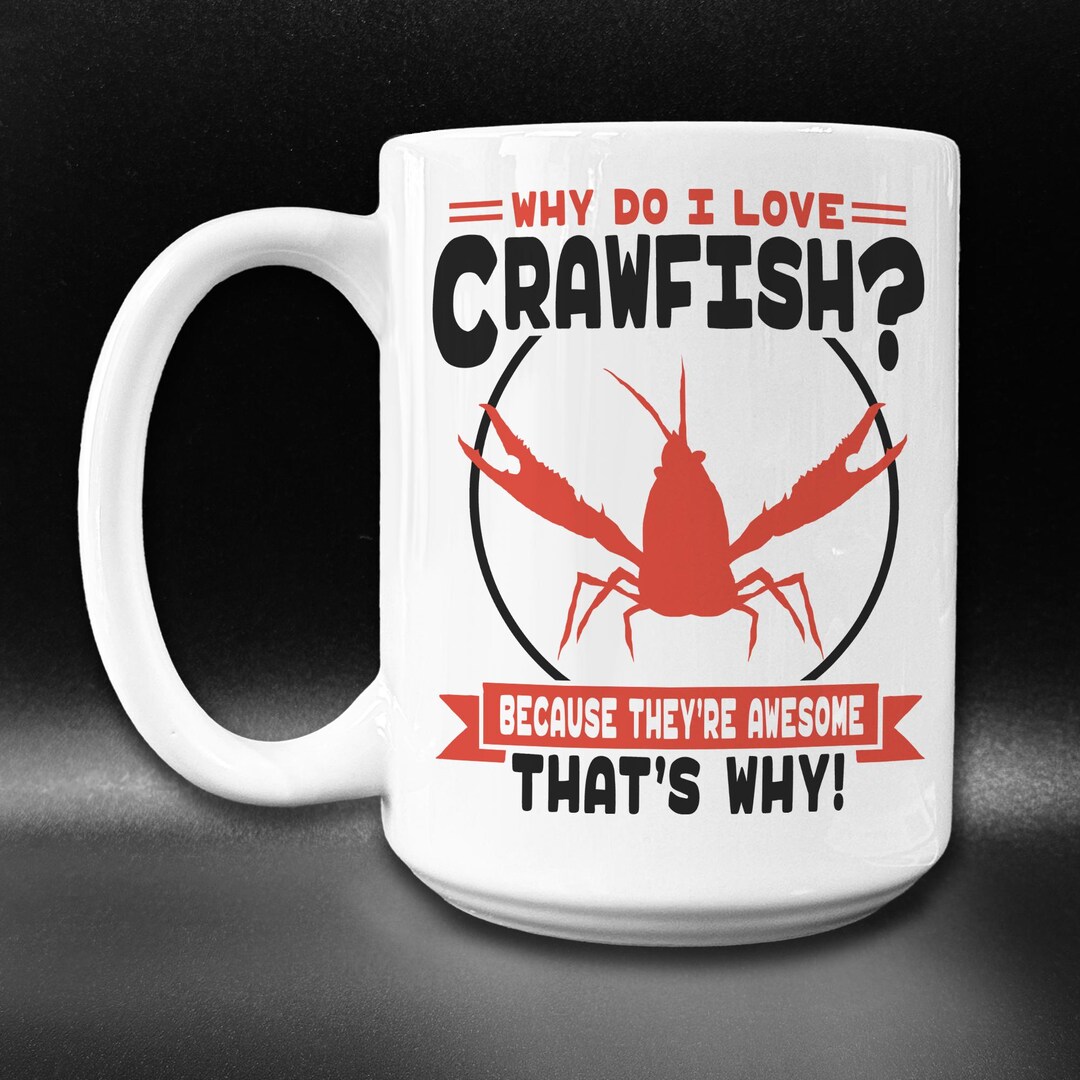 Funny Crawfish Lover Mug, Seafood Boil Gift - Etsy