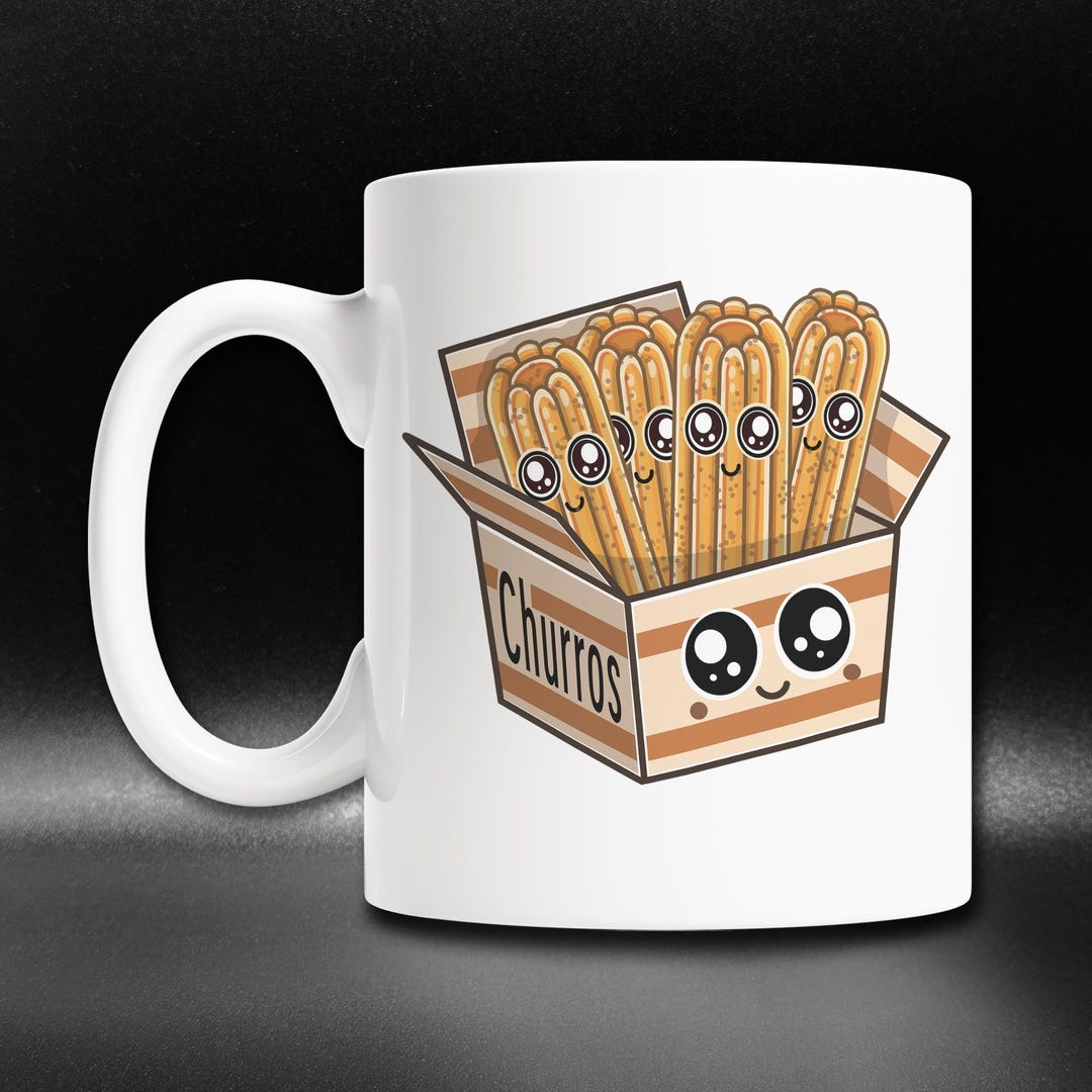 Kawaii Churro Box Mug: Fun Churro Lover Gift - Etsy