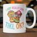I Love Tiki Mug Cute Tiki Mug for Tiki Lovers Funny Tiki - Etsy