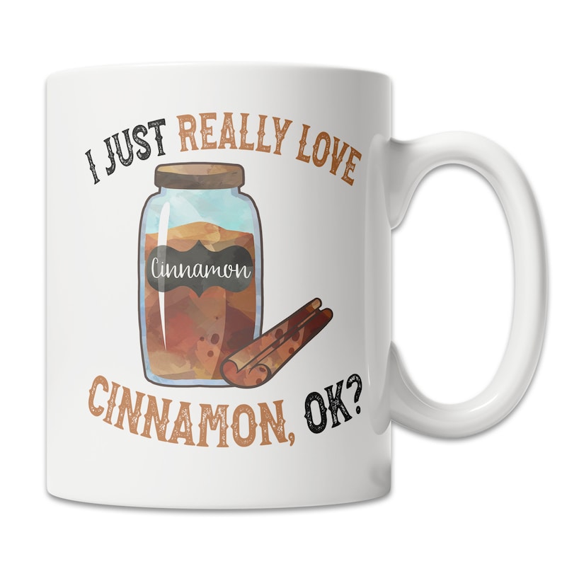 I Love Cinnamon Mug Cute Cinnamon Mug for Cinnamon Lovers - Etsy