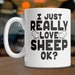 Cute Sheep Mug I Love Sheep Mug Cute Sheep Gift Mug Sheep Lover Mug ...