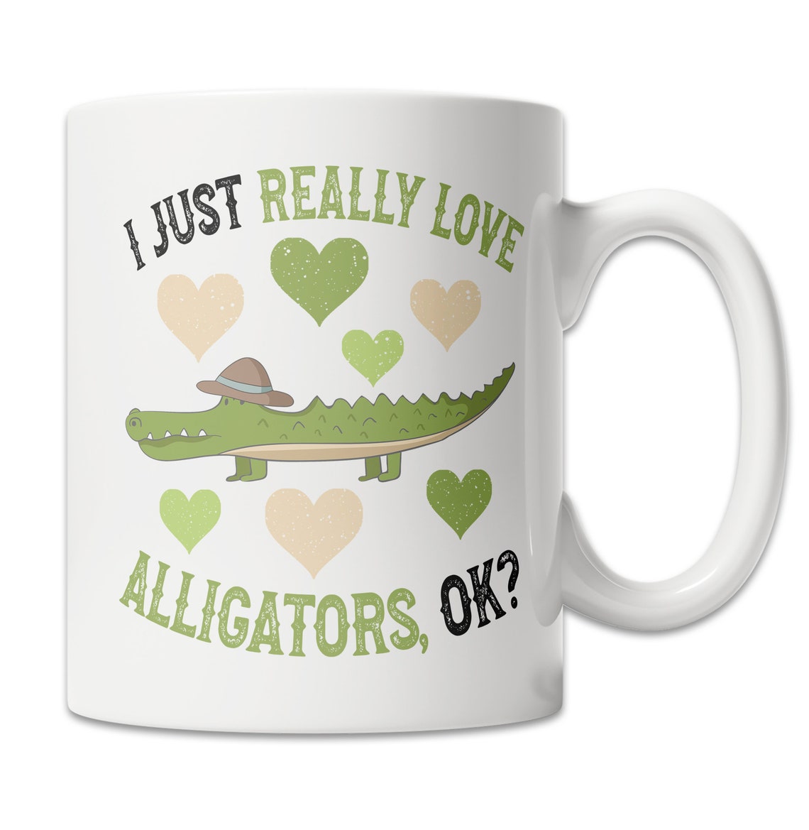 I Love Alligators Mug Cute Alligator Mug for Gator Lovers - Etsy