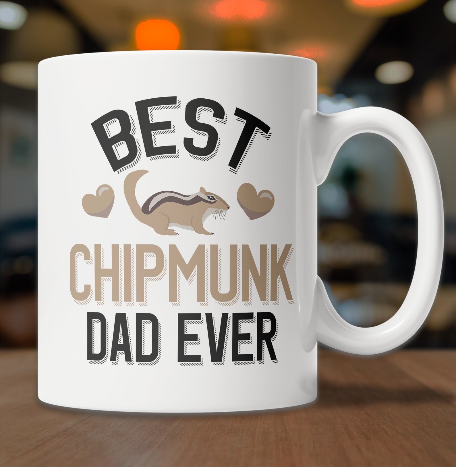 Best Chipmunk Dad Mug Cute Chipmunk Dad Mug Funny Chipmunk Dad Gift ...