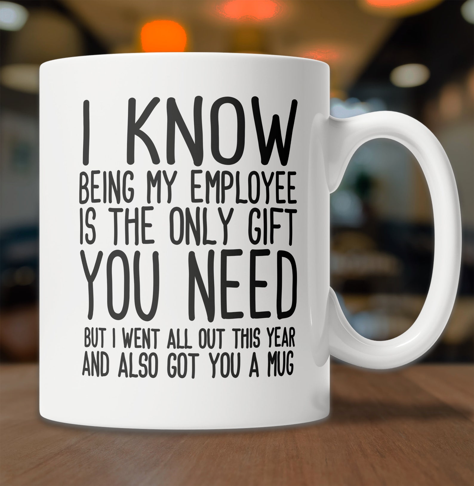 Funny Employee Mug: Sarcastic Boss Gift, Employee Appreciation - Etsy