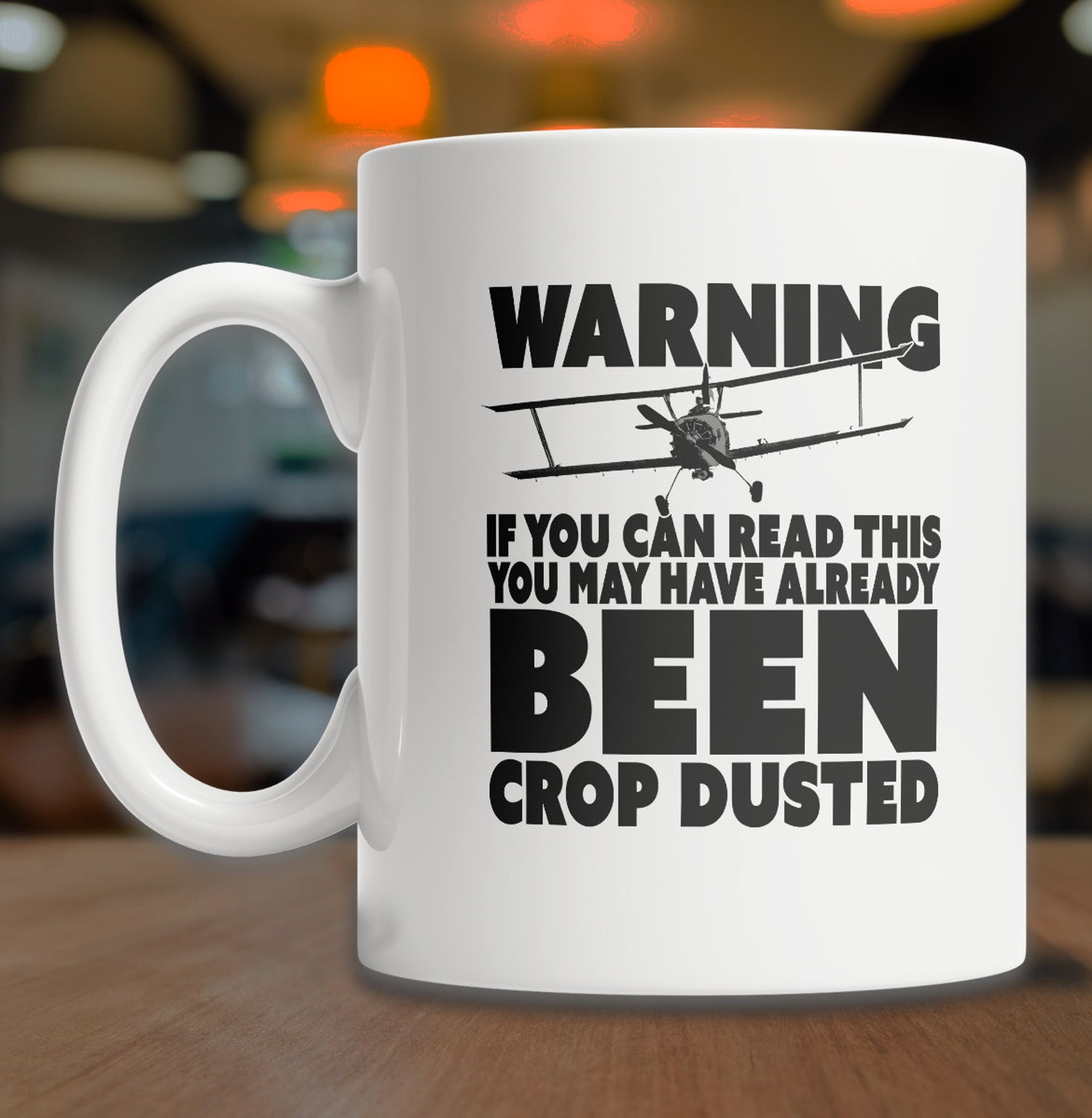 Crop Duster Mug Crop Dusted Mug Funny Dad Joke Mug - Etsy