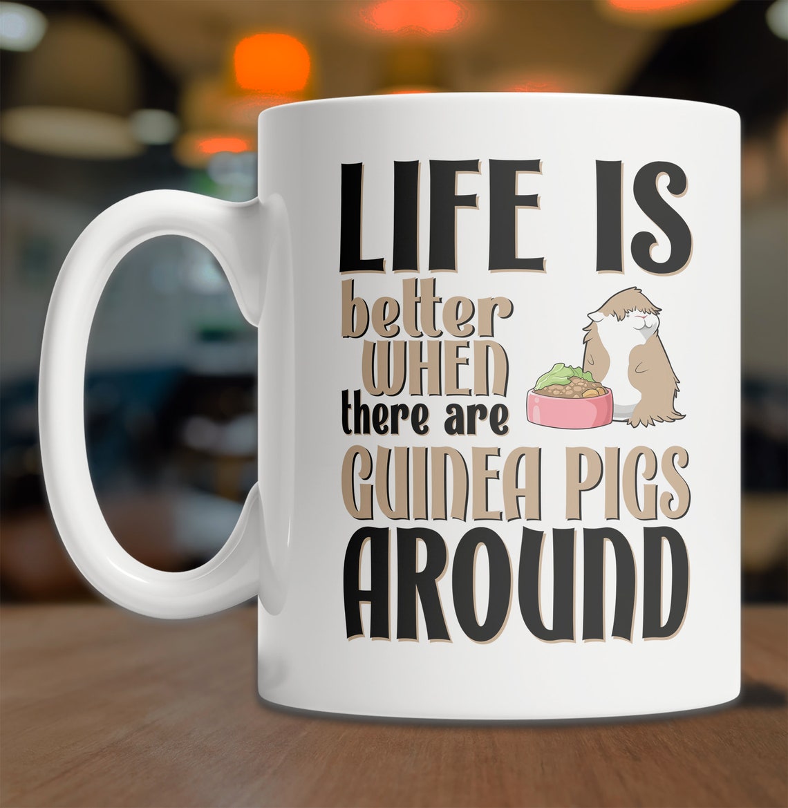 Cute Guinea Pig Mug I Love Guinea Pigs Mug Guinea Pig Life - Etsy