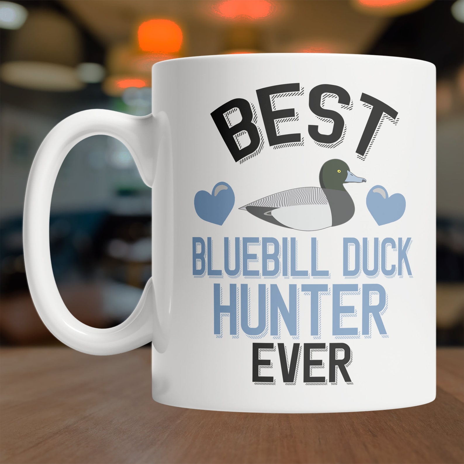 Best Bluebill Hunter Mug Cute Bluebill Duck Hunter Mug Funny Duck ...