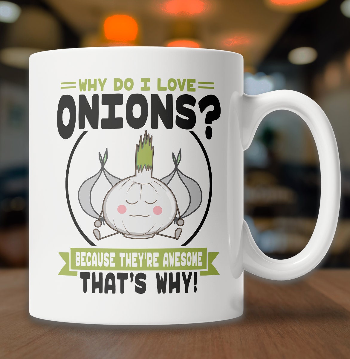 I Love Onions Mug Cute Onion Mug Funny Onion Mug Onion - Etsy UK