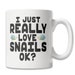 Cute Snail Mug I Love Snails Mug Cute Snail Gift Mug - Etsy