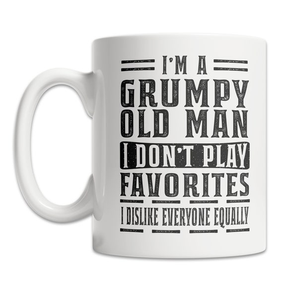 Drink & Barware Drinkware Mugs Mug grumpy old man etna.com.pe