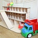 Car Shelf Wooden Car Garage Gift for Boy Big Car Shelf Toy - Etsy