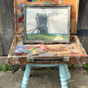 1934 Oil Painting of Wrawby Mill by Renowned Lincolnshire Artist Clive ...