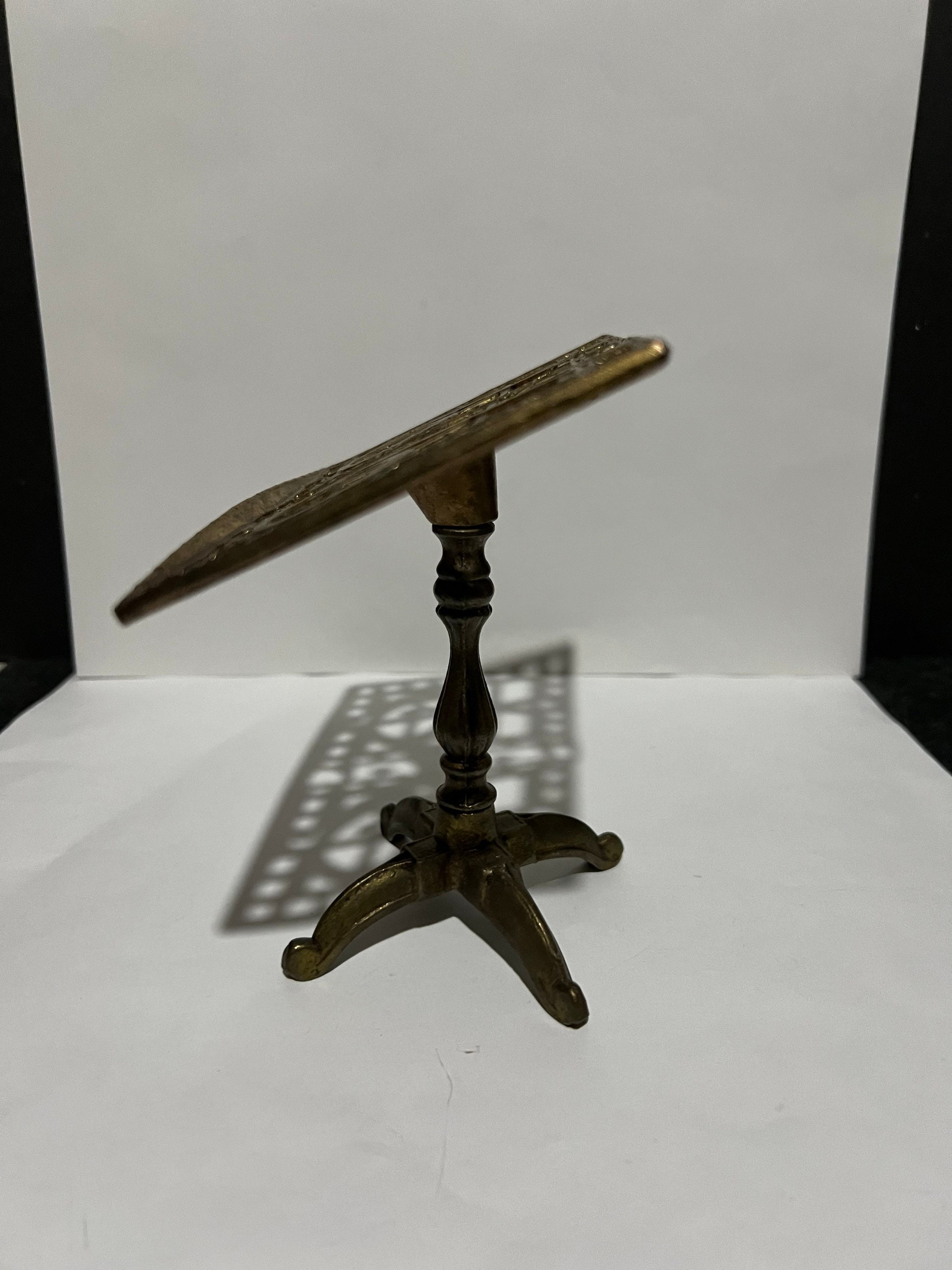 Small Treble Clef Design Gold Tone Metal Music Stand Possibly - Etsy