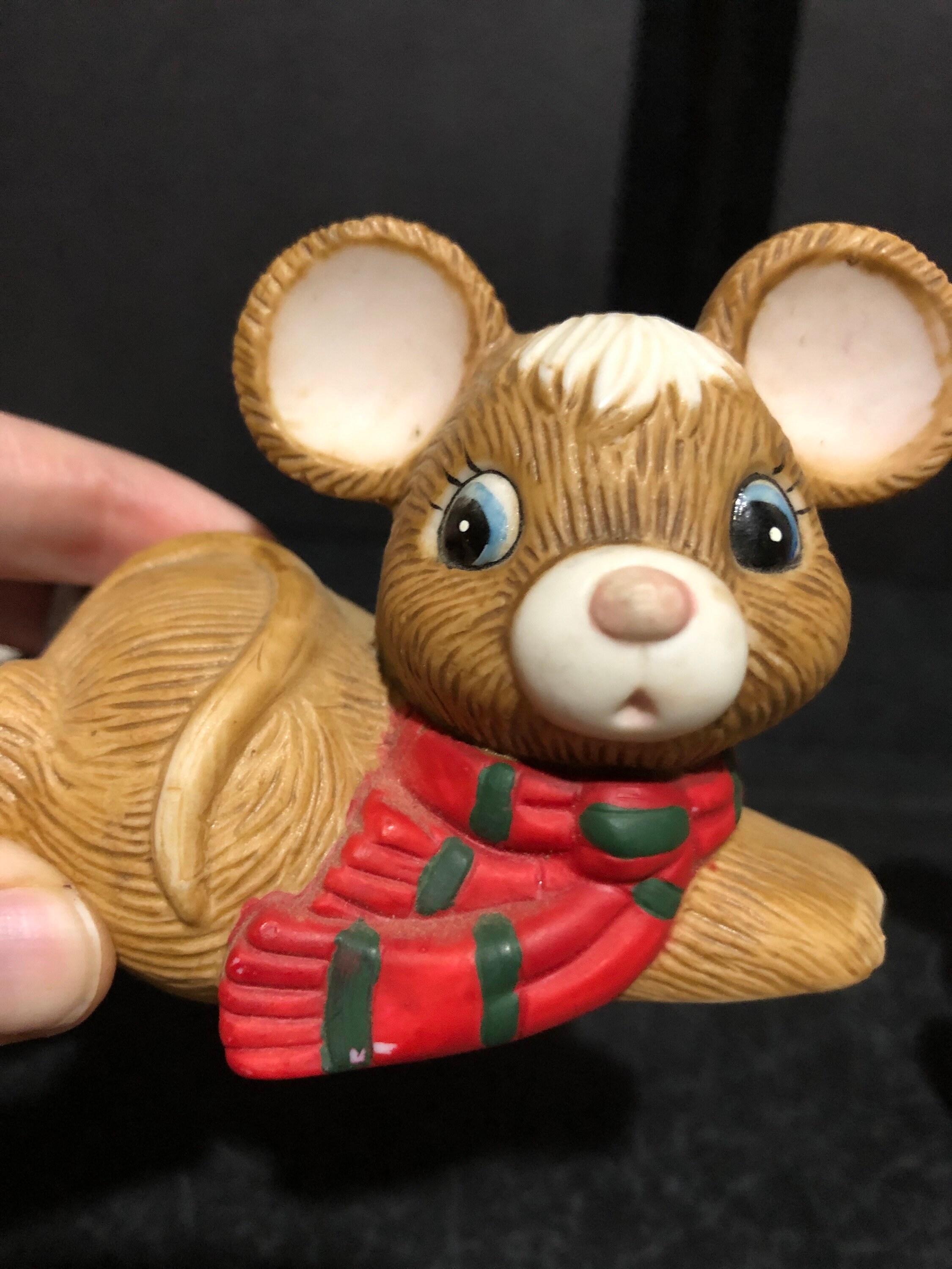 Set of 2 Figure Skating Mouse Figurines by Homco Made in Thailand 5113 ...