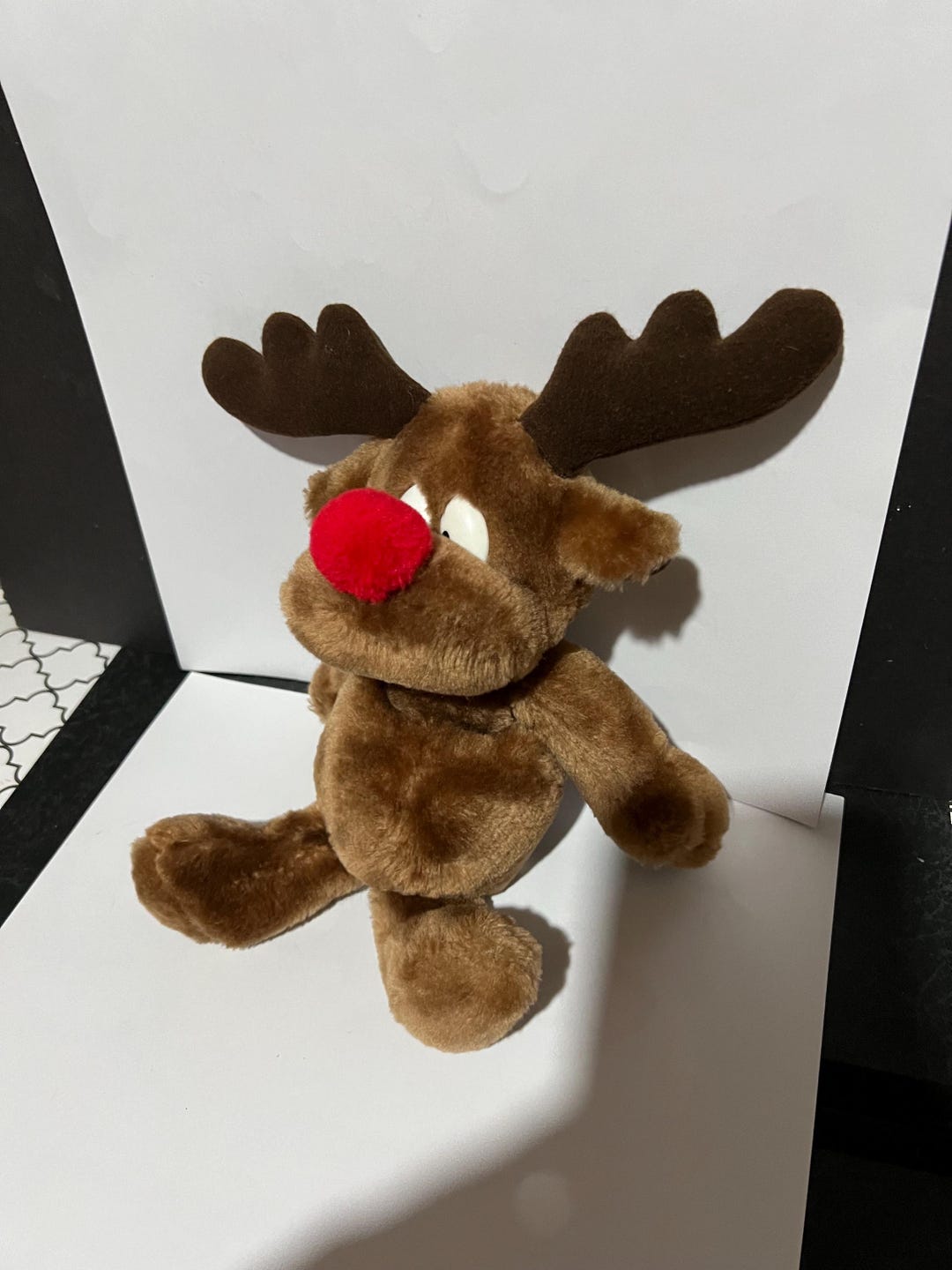 Radar the Red-nosed Reindeer Plush by Russ With Hang Tag - Etsy