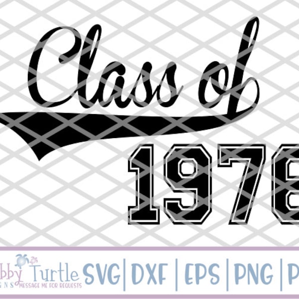 Class of 1976 Svg - Etsy