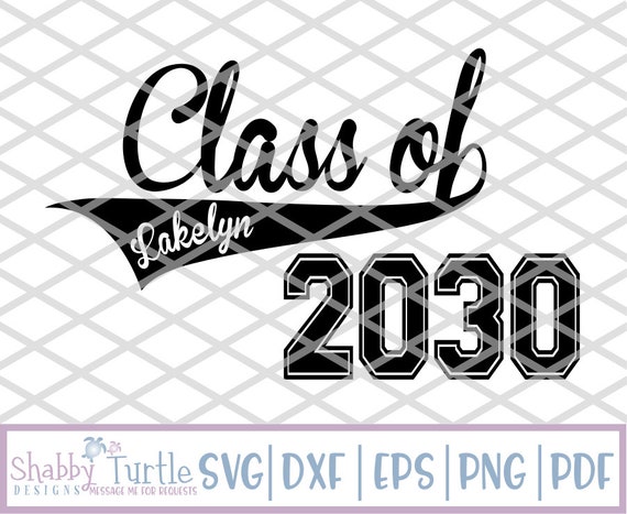 Custom Class of With Name SVG DXF EPS Cutting File Cricut - Etsy