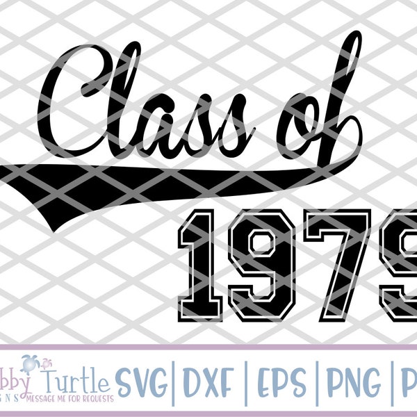 Class of 1979 Svg - Etsy