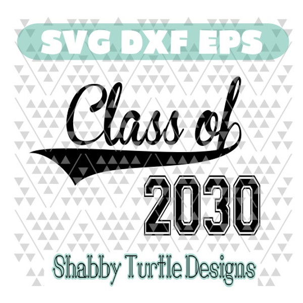Class of 2030 Svg - Etsy