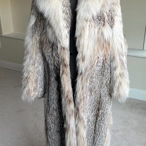 Vintage Long Spotted Lynx Fur Coat Matching Lynx Fur Hat - Etsy