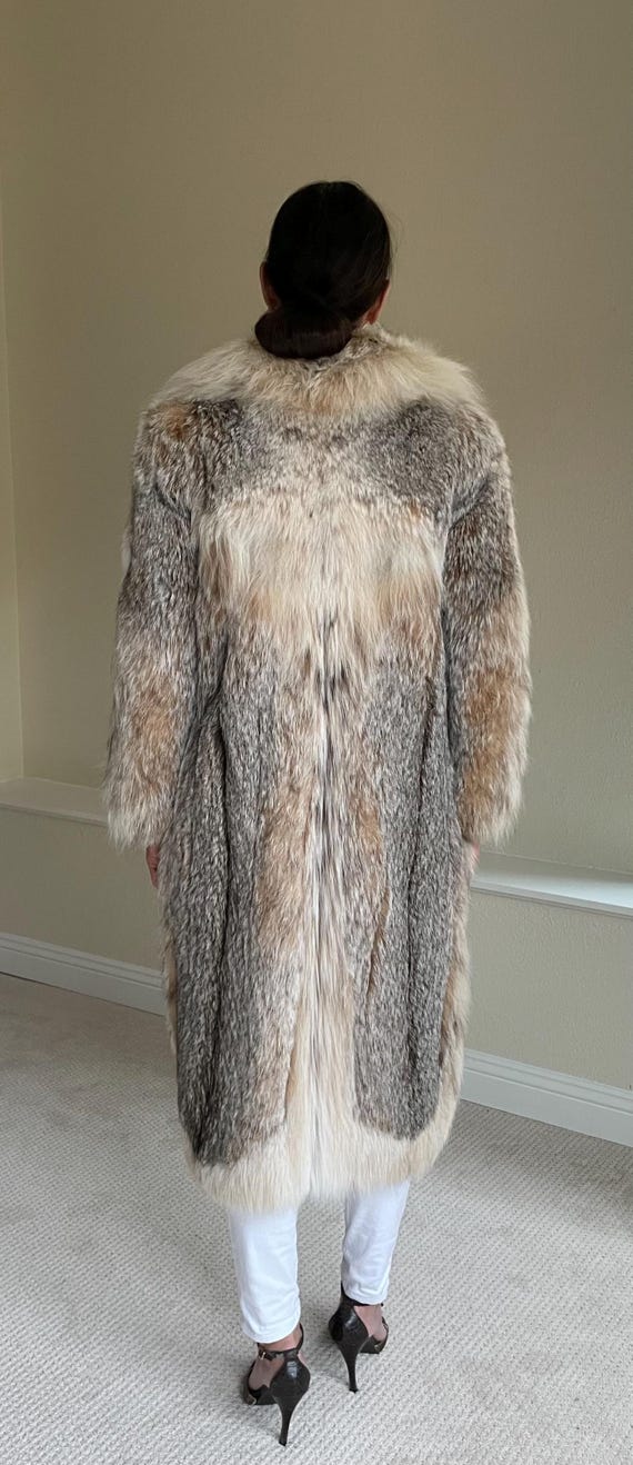 Vintage Long Spotted Lynx Fur Coat Matching Lynx Fur … - Gem