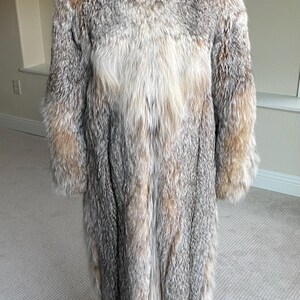 Vintage Long Spotted Lynx Fur Coat Matching Lynx Fur Hat - Etsy